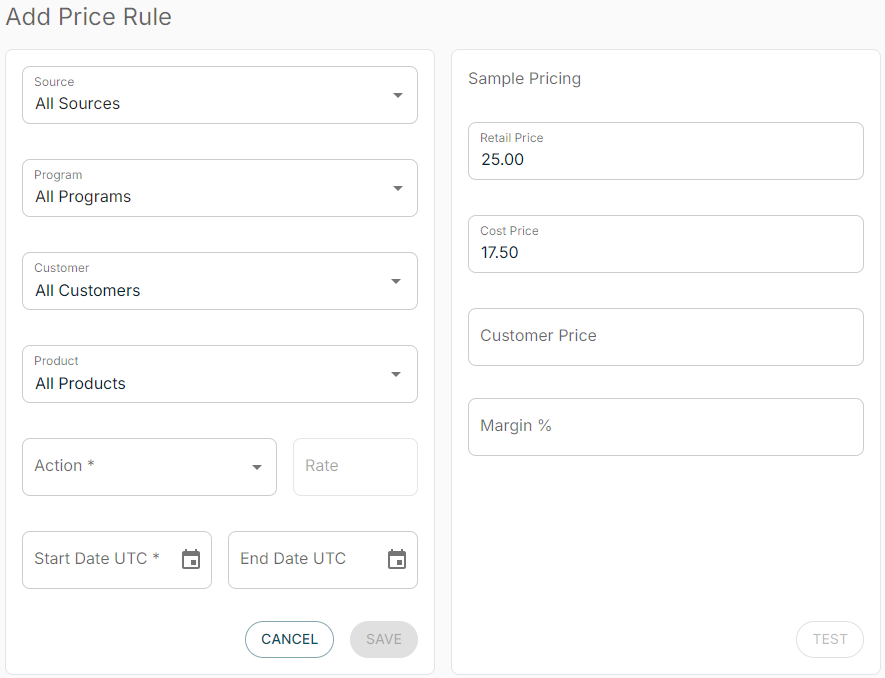 Billing Sync Price Rules – Crayon Billing Sync
